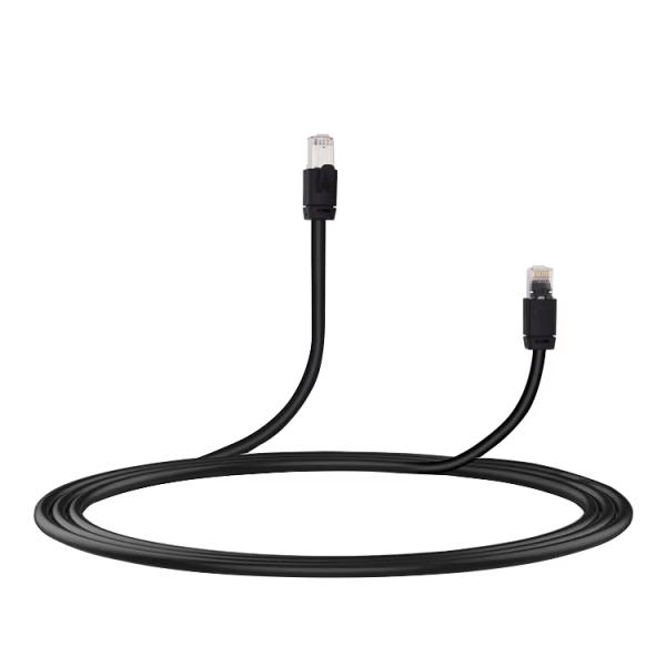 Quality High-Speed Cat8 Ethernet Cable 2000Mhz RJ45 Weatherproof SFTP UV Resistant for Outdoor Indoor Use Compatible Router Modem PC for sale