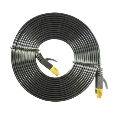 China 10-Gigabit High-Speed Oxygen-Free Copper 8-Core Shielded RJ45 Network Cable PVC Bare Copper Cat7 Industrial Camera Ethernet for sale