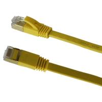 China Bare Solid Copper Cat7 Ethernet Cable with 8 Conductors and PVC Jacket RJ45 Patch Cable for sale