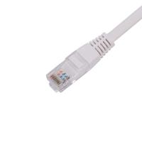 China 0.5M Length Cat5E Patch Cord with Bare Copper Conductor and PVC Jacket Ethernet LAN Cable for sale