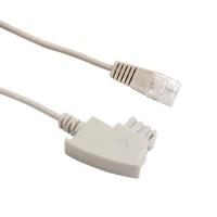 Quality Customizable DSL Coaxial Cable with German Telephone Adaptor TAE Plug F Type for sale