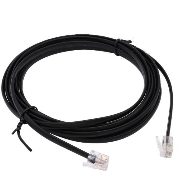 Quality Factory Customized 1M 2M 3M RJ10 RJ12 RJ50  RJ11 4P4C 6P4C 6P6C to RJ45 8P6C 8P8C Plug Telephone Cables for sale