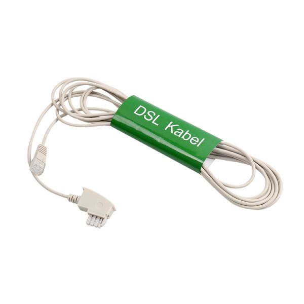 Quality Germany Standard UL2835 28AWG TAE Plug DSL Cable RJ45 8p2c to 6p2c TAE Plug Telephone Cord for sale