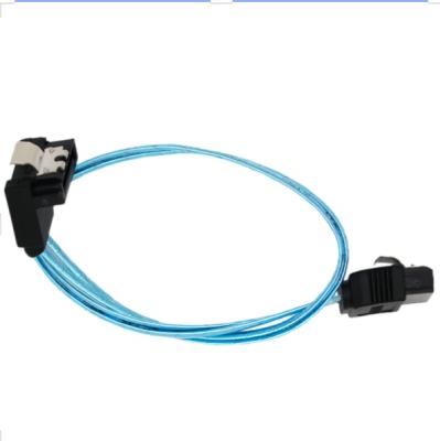 China Custom SATA 3.0 HDD Power Adapter Flat Cable TPE Jacket Blue Braid Shielding Flexible Computer Fast Data Transmission RoHS for sale
