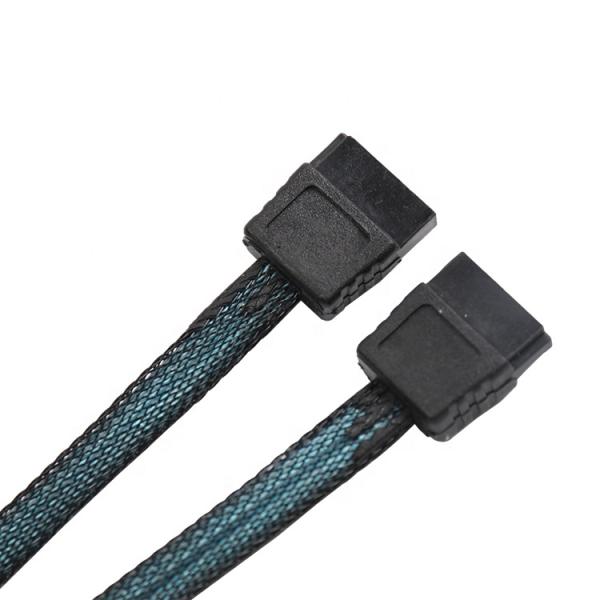 Quality SATA III 6Gbps Straight Nylon Braided Cable for HDD SSD 3.0 SATA Data Cable for Computer Use Stock CD Driver for sale
