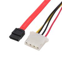 China 22-Pin Multi-Functional SATA IDE Data and Power Cable 7+15PIN with PVC Jacket Braid Shielding for Computer HDD Storage Devices for sale