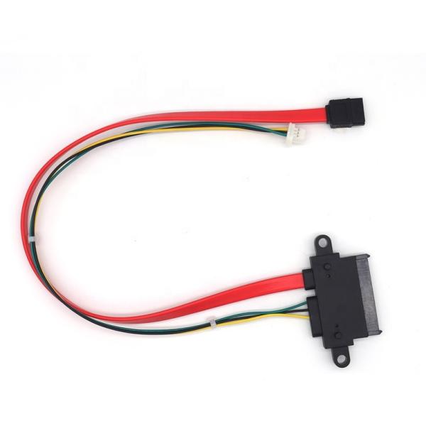 Quality SATA15+7 Pin with Screws Power/Data to JST3 Pin 600 MB/sec IDE Power SATA Power Data Cable for sale