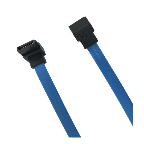 Quality For Sata 6G 7pin Straight to Down Angle/Flat 90 Degree Cable Computer Accessories for sale