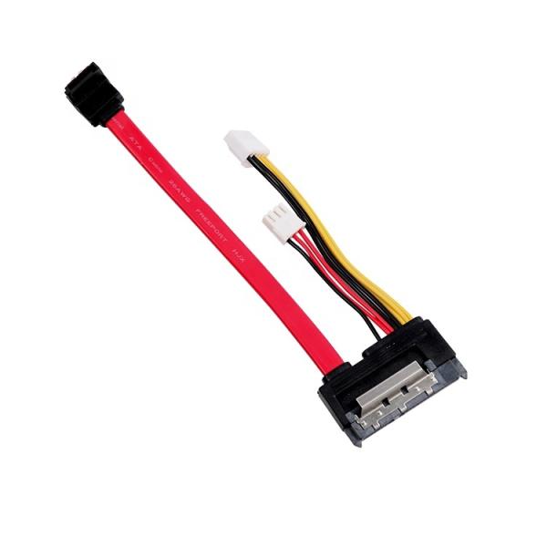 Quality New Arrival SATA 15+7 Pin with Latch Power/Data to 5 Pin  and 3Pin IDE Power SATA Data Cable SATA Power Cable for sale