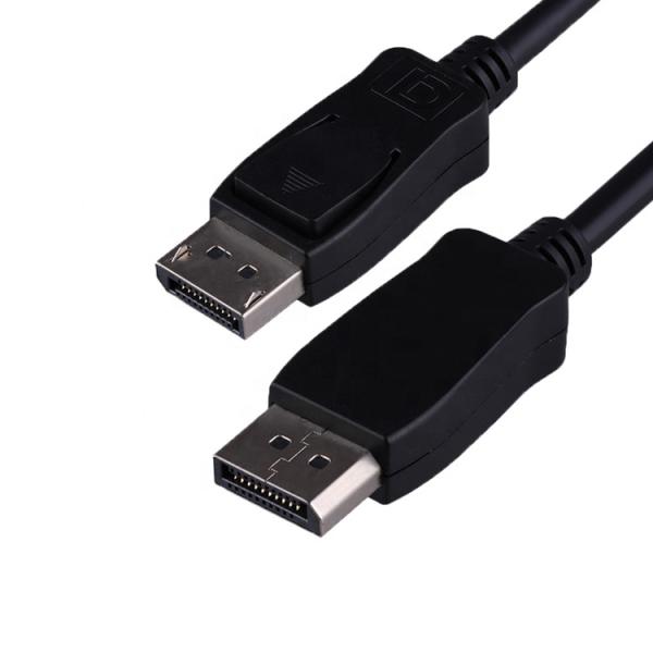 Quality 4K 60Hz UHD DisplayPort Male to Male Monitor Video Cable DP1.4 Braid Shielded DP to DP Cable for Laptop TV Computer for sale