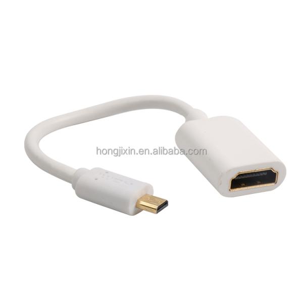 Quality Micro HDTV to HDTV Female Cable 4K Converter for HDTV to Smart TV Converter Cable Adapter for sale