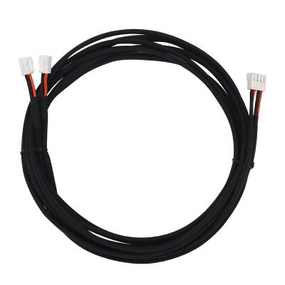 China PH3.96 4P to 2P*2 Harness Cable with Copper Braid for Robots - Customizable Length and PH3.96 Connectors for sale
