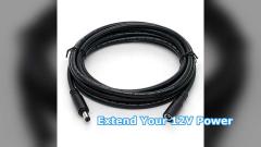 12V DC Power Extension Cable 5.5x2.5mm