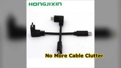 90 Degree Type C Cable Perfect for Gaming and Charging