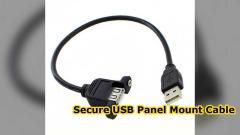 USB Panel Mount Extension Cable for Industrial Use