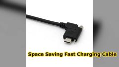 USB C Right Angle Cable Fast Charging Data Transfer