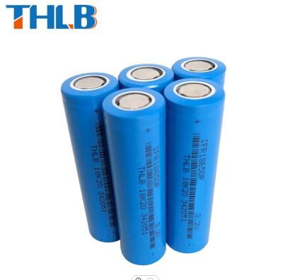 China 18650 Rechargeable Lithium Ion Battery 1500mAh 1600mAh 3.2V Battery Cell for sale