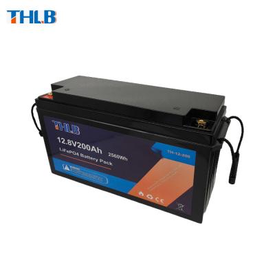 China Lead Acid Replacement Battery 12 Volt 200Ah Lithium Iron Phosphate Battery Pack for sale