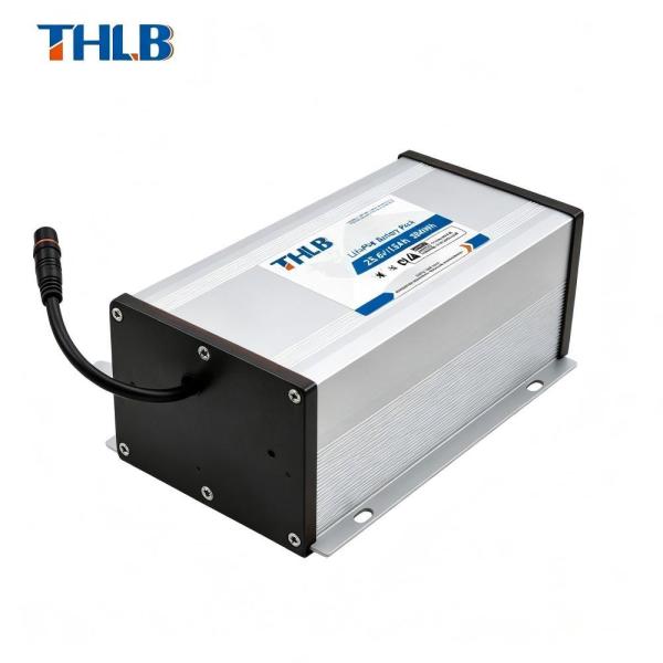 Quality 25.6V Solar Street Light Lithium Battery 15AH 384Wh 26650 LiFePO4 Battery for sale