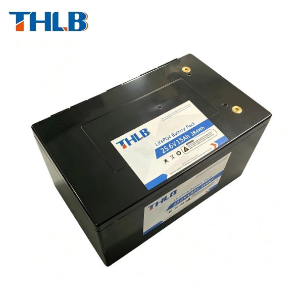 Quality Solar Tracker Lithium Battery 25.6V 15Ah high efficiency with long cycle life for sale