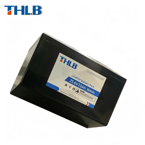 Quality Solar Tracker Lithium Battery 25.6V 15Ah high efficiency with long cycle life for sale