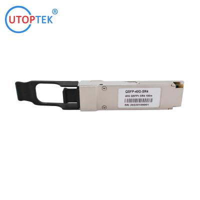 China Cisco QSFP-40G-SR4 Compatible 40GBASE-SR4 QSFP+ 850nm 150m DOM MTP/MPO-12 MMF Optical Transceiver Module for sale