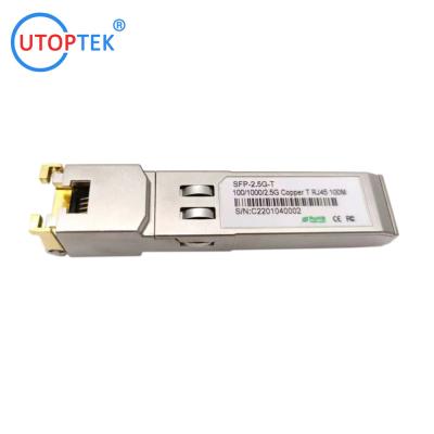 China SFP-2.5G-T Copper RJ45 2.5G SFP modules 100m best price made in china compatible cisco GLC-T for sale