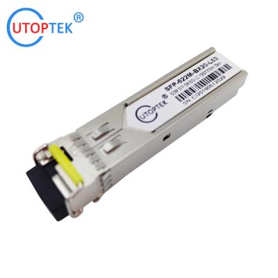 China 622M STM-4 SMF Bidi LC 20km 1310/1550nm SFP module optical Transceiver for ZTE/Cisco/Huawei/HPE/Aruba/Mikrotik for sale