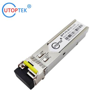 China SFP 155M WDM/BIDI SC/LC DDM 20km~120km Fiber Optical Transceiver for ZTE/Cisco/Huawei/HPE/Aruba/Mikrotik Switch for sale