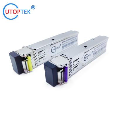 China 622M STM-4 SM Bidi LC 80km 1490/1550nm SFP module optical Transceiver DDM for ZTE/Cisco/Huawei/HPE/Aruba/Mikrotik for sale
