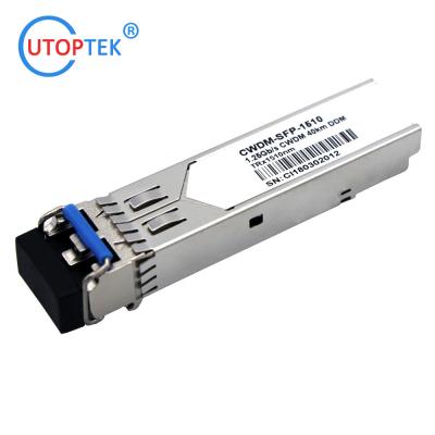 China 1.25G DWDM SFP 40km/80km120km/160km CH17 to CH61 sfp fiber optical transceiver module with best price cisco compatible for sale