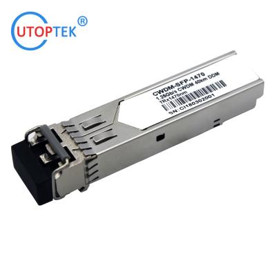 China 1.25G DWDM SFP 40km/80km120km/160km CH17 to CH61 sfp fiber optical transceiver module with best price cisco compatible for sale