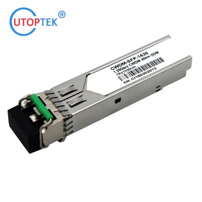 China 1.25G DWDM SFP 40km/80km120km/160km CH17 to CH61 sfp fiber optical transceiver module with best price cisco compatible for sale