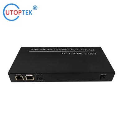 China 10/100/1000Mbps 2port RJ45+8port SC fiber ethernet media converter switch normal switch for sale