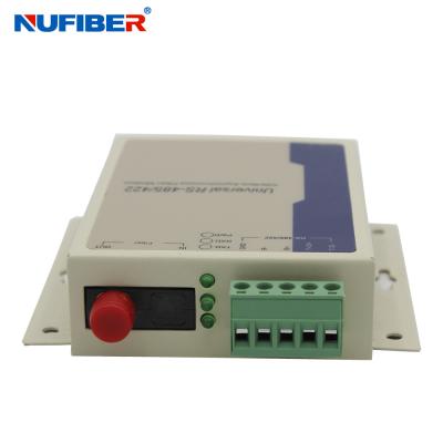 China Serial Rs485/Rs422 over Fiber SM Bidi SC/ST/FC 20km Fiber modem media converter for Contact Closure Alarm System Using for sale