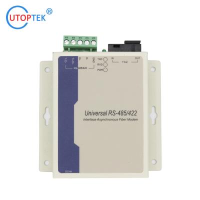 China Serial Rs485/Rs422 over Fiber SM Bidi SC/ST/FC 20km Fiber modem media converter for Contact Closure Alarm System Using for sale