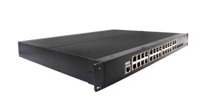 China 1U RACK Type L2 Management Industrial 4xGE SFP+28x10/100/1000M RJ45+1xConsole port Network Fiber Switch for sale