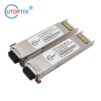 China Cisco Compatible 10G XFP bidi LC 10Km xfp transceiver modules for Huawei/HPE/Arisa/Brocade/Mikrotik for sale
