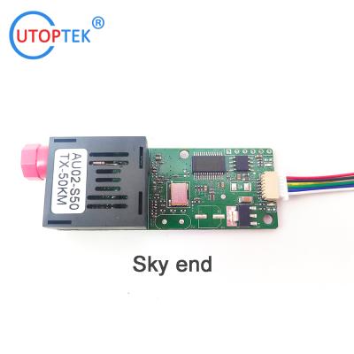 China Factory Bidirectional 2Channel Video data CVBS/UART/TTL/SBUS Optical Terminal Module 40km/60km/80km for sale