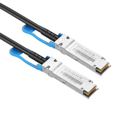 China 100G QSFP28 to QSFP28 Passive Direct Attach Copper (DAC) Twinax Cables 0.5m-3m for data center for sale
