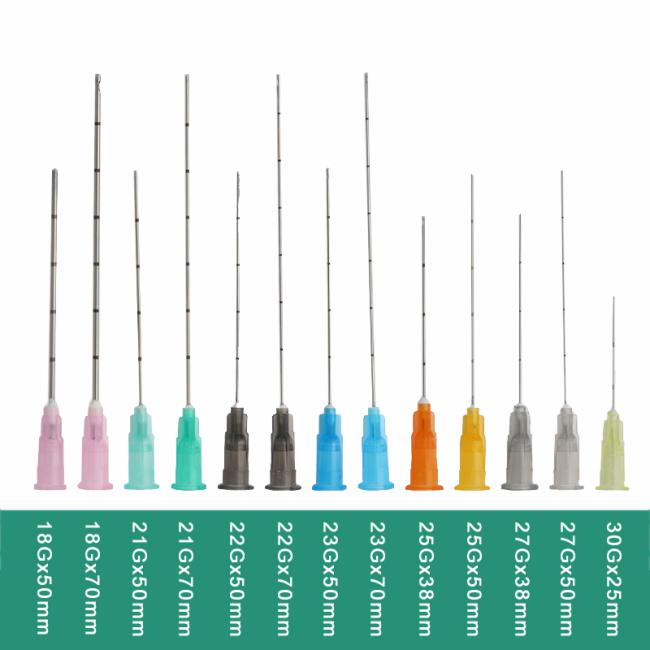 Disposable Fine Micro Cannula For Filler Injection 18G 21G 22G 23G 25G 27G  30G Plain Ends Notched Endo Blunt tip Needles ,10sets|Educational  Equipment| - AliExpress