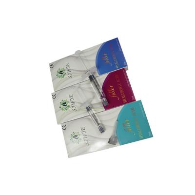 중국 2ml 횡단 연결 된 투여 할 수 있는 힐루론산 피부 필러 입술 몸 판매용