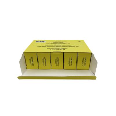 China Botella de limón Ampola Solución Disolvente de grasa inyecciones 5 viales X 10 ml en venta