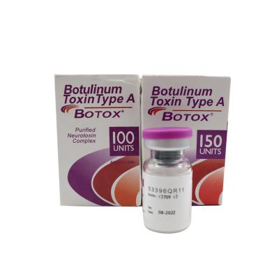 Cina Botox per la cura della pelle e del viso 100iu 150iu Tossina botulinica per le rughe 100iu 150iu in vendita