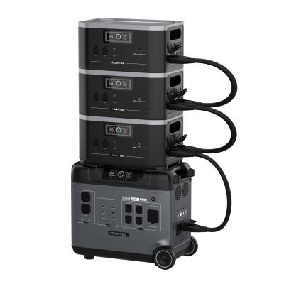 China Universal Voltage 5000W/19456Wh Generator Solar Energy Systems Quick Charge APP Control Lifepo4 Battery Portable Power Station for sale