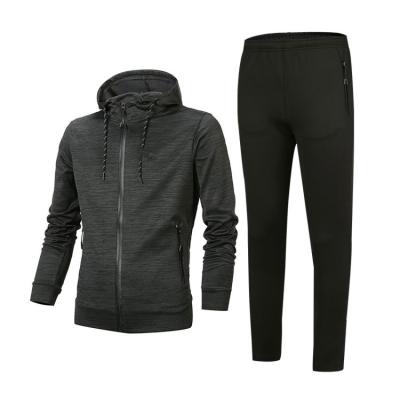 Cina L'abbigliamento dell'allenamento degli uomini di Richee comodo zippa sul rivestimento e l'insieme di Sweatpants in vendita