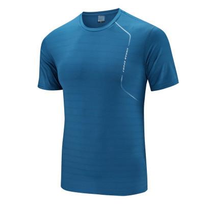 Cina Manica atletica dell'abbigliamento 160g degli uomini S - 3XL breve intorno alle magliette del collare in vendita