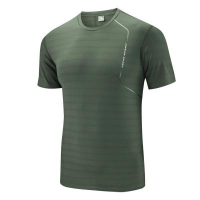 Cina Manica atletica dell'abbigliamento 160g degli uomini S - 3XL breve intorno alle magliette del collare in vendita