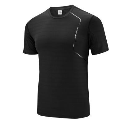 Cina Manica atletica dell'abbigliamento 160g degli uomini S - 3XL breve intorno alle magliette del collare in vendita