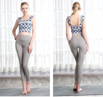Cina reggiseno di cucitura di esercizio di Flatlock della canottiera sportiva dell'yoga delle donne 220g per le signore in vendita
